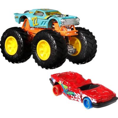 Hot Wheels Monster Trucks 1 64 Scale 4 Truck Pack Gbp23 Styles May
