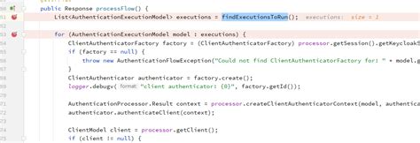 client authentication does not recognize execution step · issue 14735