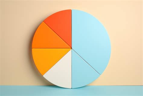 Premium Photo Colorful Pie Chart With Different Colors Inside Ai