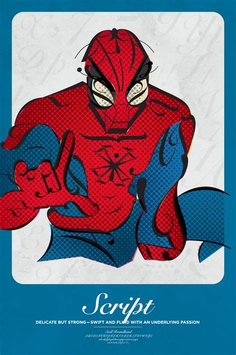 Super Cool Superhero Typographic Classifications Art Series — Geektyrant