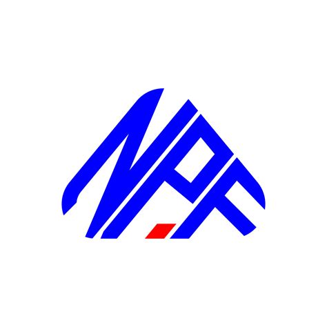 Npf Letter Logo Creative Design With Vector Graphic Npf Simple And