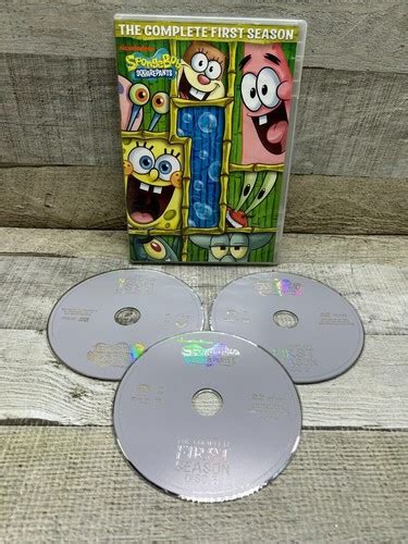 Spongebob Squarepants The Complete 1st Season Dvd 2003 3 Disc Set