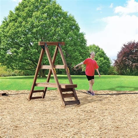 Playstar Ninja Residential Wood Playset No Swings At