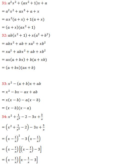 Rs Aggarwal Class 9 Chapter 3 Exercise 3a Solution Factorisation Of Polynomials
