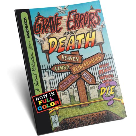 Grave Errors About Death Full Color Edition By Jim Pinkoski Amazing