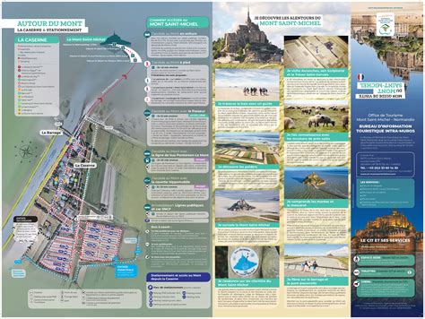 Carte Du Mont Saint Michel En Normandie