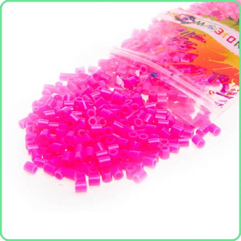 Bubble Gum Pink Fuse Beads 5x5mm 1000pack Diy Craft Kit Supplies