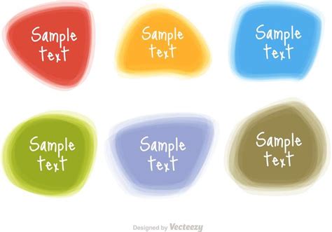 Blurry Colorful Text Box Vector 88501 Vector Art At Vecteezy