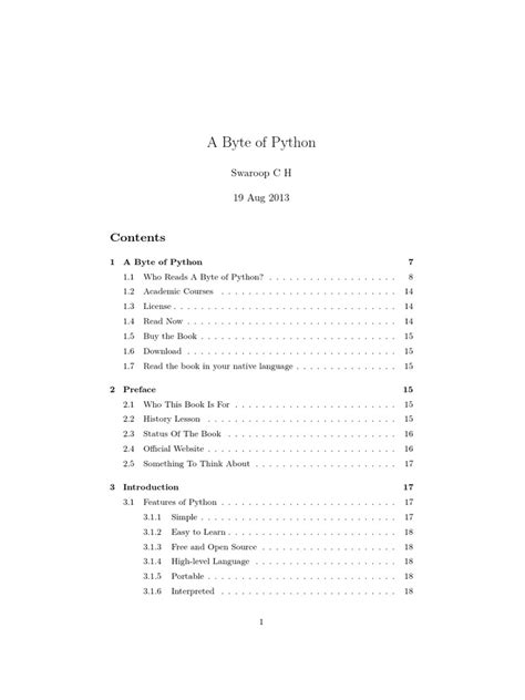 A Byte Of Python Pdf Games And Activities Computers