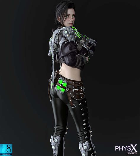 The First Descendant Freyna G8f Daz Content By Physx 3d Assets