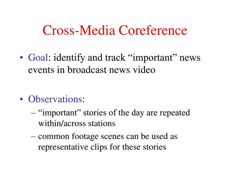 ppt introduction to cross document coreference powerpoint