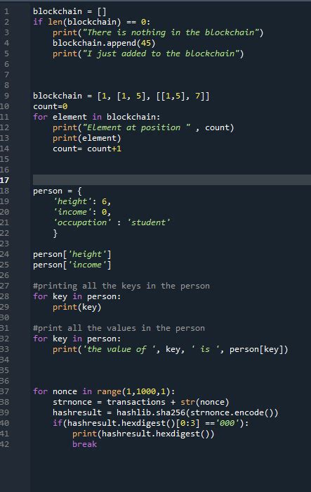 Solved Add A Comment Line For Each Line Of Code For Each Chegg
