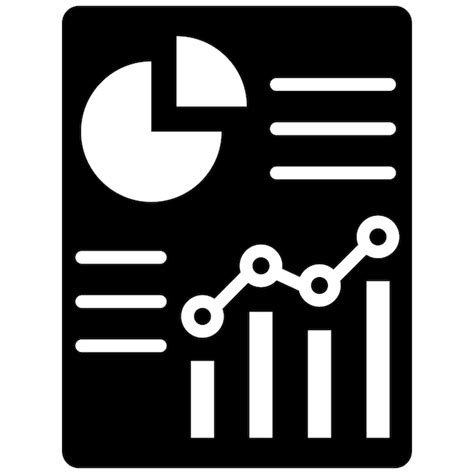Premium Vector Report Vector Illustration Style