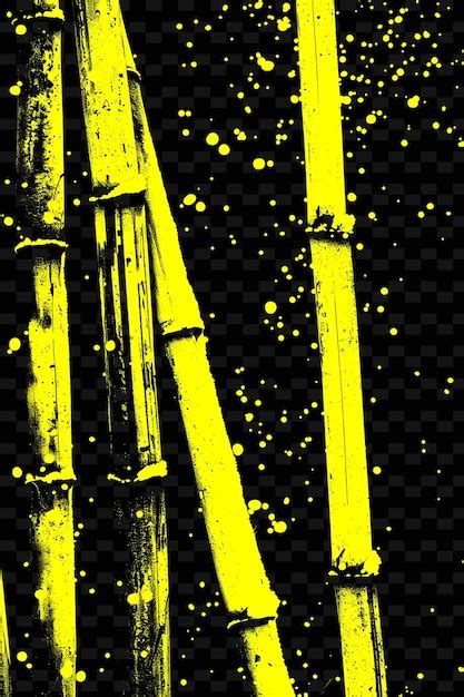 Premium Psd Sugar Cane Stalk Texture With Vertical Arranged And