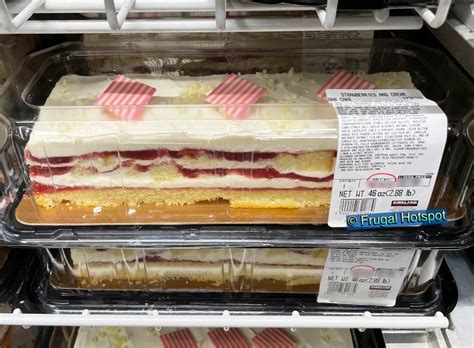 Strawberries And Cream Bar Cake At Costco Frugal Hotspot