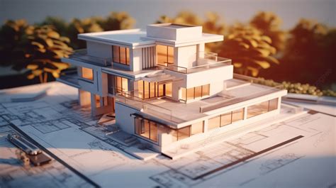 Fondo Anteojos 3d Vr Y Planos Que Mejoran El Diseño De Edificios