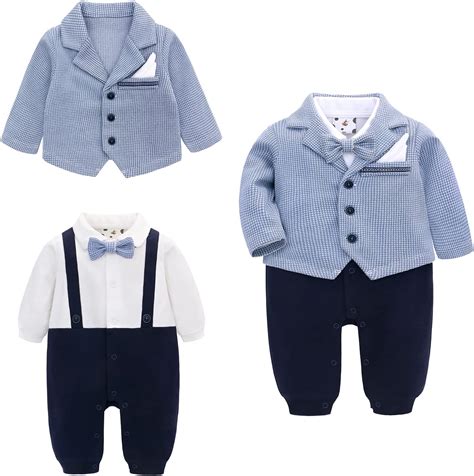Famuka Bambino Smoking Bimbo Tutine Abiti E Giacche Eleganti Blazer