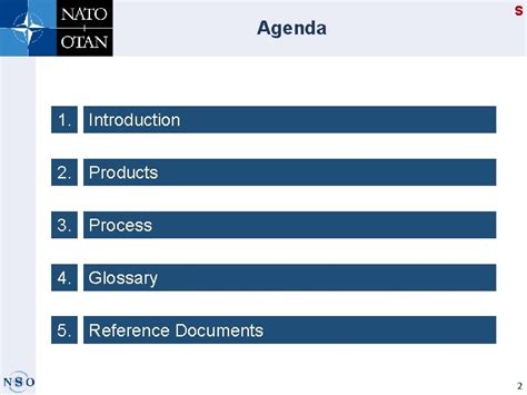 S Nato Standardization Office Nato Standardization Process Production