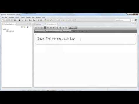 Java FX HTML Editor In Eclipse Jeeeyul S Eclipse Log