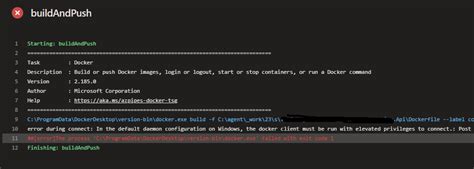 How Do I Give Elevated Privileges To Docker In Devops Pipeline Stack Overflow