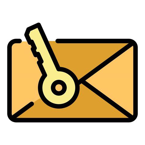 Email Key Icon Vector Flat 27142190 Vector Art At Vecteezy