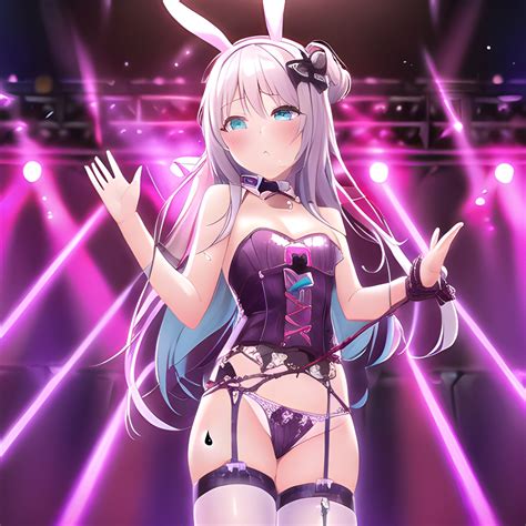 Rule 34 1girls Ai Generated Blush Bunny Ears Bunny Girl Corset Female Garter Belt Garter