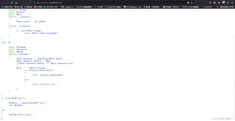 Php反序列化学习（中） Pop链的构造 Csdn博客