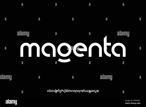 unique modern creative display font vector stock vector image and art alamy