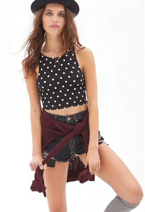 20 Polka Dot Crop Top Outfit Ideas Styleoholic