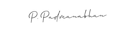 88 P Padmanabhan Name Signature Style Ideas Free Esign