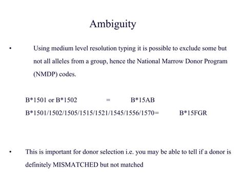 Ppt Hla Matching And Donor Selection Powerpoint Presentation Free Download Id 5120568