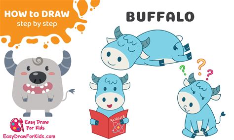 How To Draw A Buffalo 4 Ways With Pictures