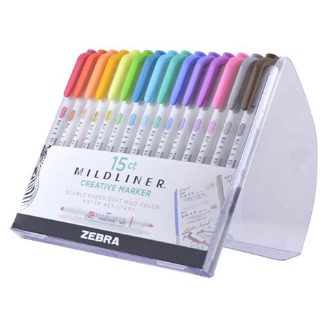 Zebra Mildliner 15 Pack Pen Store