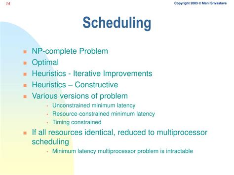 ppt high level synthesis scheduling allocation assignment