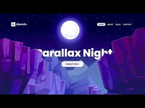 Parallax Scrolling Website Using Elementor No Coding YouTube Website Making Javascript