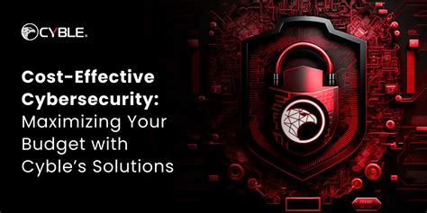 Cost Effective Cybersecurity Solutions Maximize Your Budget With Cyble
