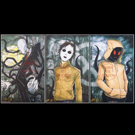 Hoodie Creepypasta Drawing
