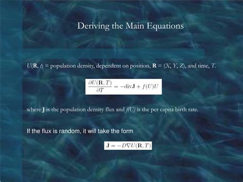 Ppt An Exactly Solvable Model Of Population Dynamics With Density Dependent Migrations And The