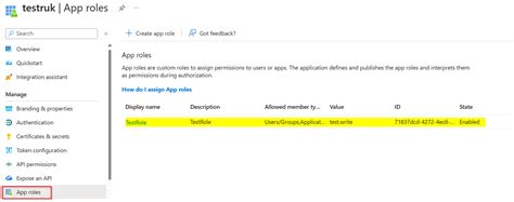 Azure Active Directory Error Patch App Roles On App Registration Using Graph API V App Role