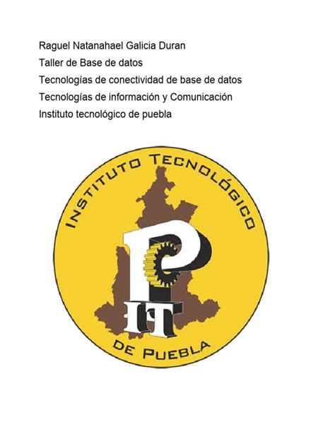 Tecnologías De Conectividad De Base De Datos Pdf Bases De Datos