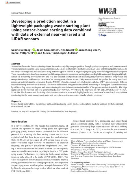 developing a prediction model pdf lidar regression analysis