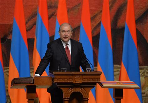 The Inauguration Speech Of The Newly Elected Armenian President Armen