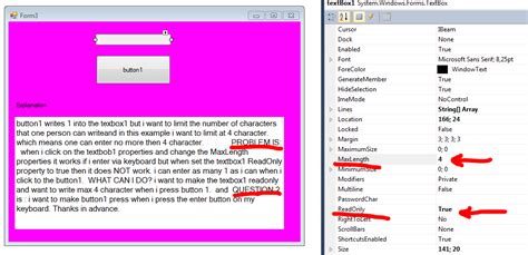 Visual Studio C Textbox Limit Entered Character And Shortcut Stack Overflow