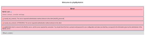 Mysql Can T Connect To A Remote Server Using PhpMyAdmin Database Administrators Stack Exchange