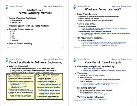 L17 Formal Modeling This Lecture Is A Short And Brief About This