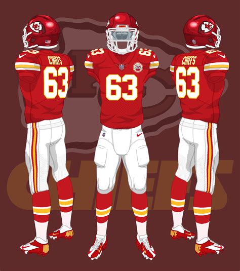Kansas City Chiefs Uniforms By Coachfieldsofnola On Deviantart