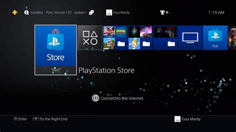 Playstation 4 Dashboard Online