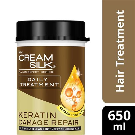 Cream Silk Treatment Keratin Damage Repair 650ml Shopee Philippines