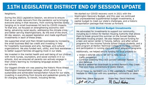 David Hackney Democratic Member Of The Wa State House Of Representatives