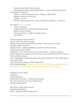 AWS Re Invent Notes PDF Cloud Computing Internet